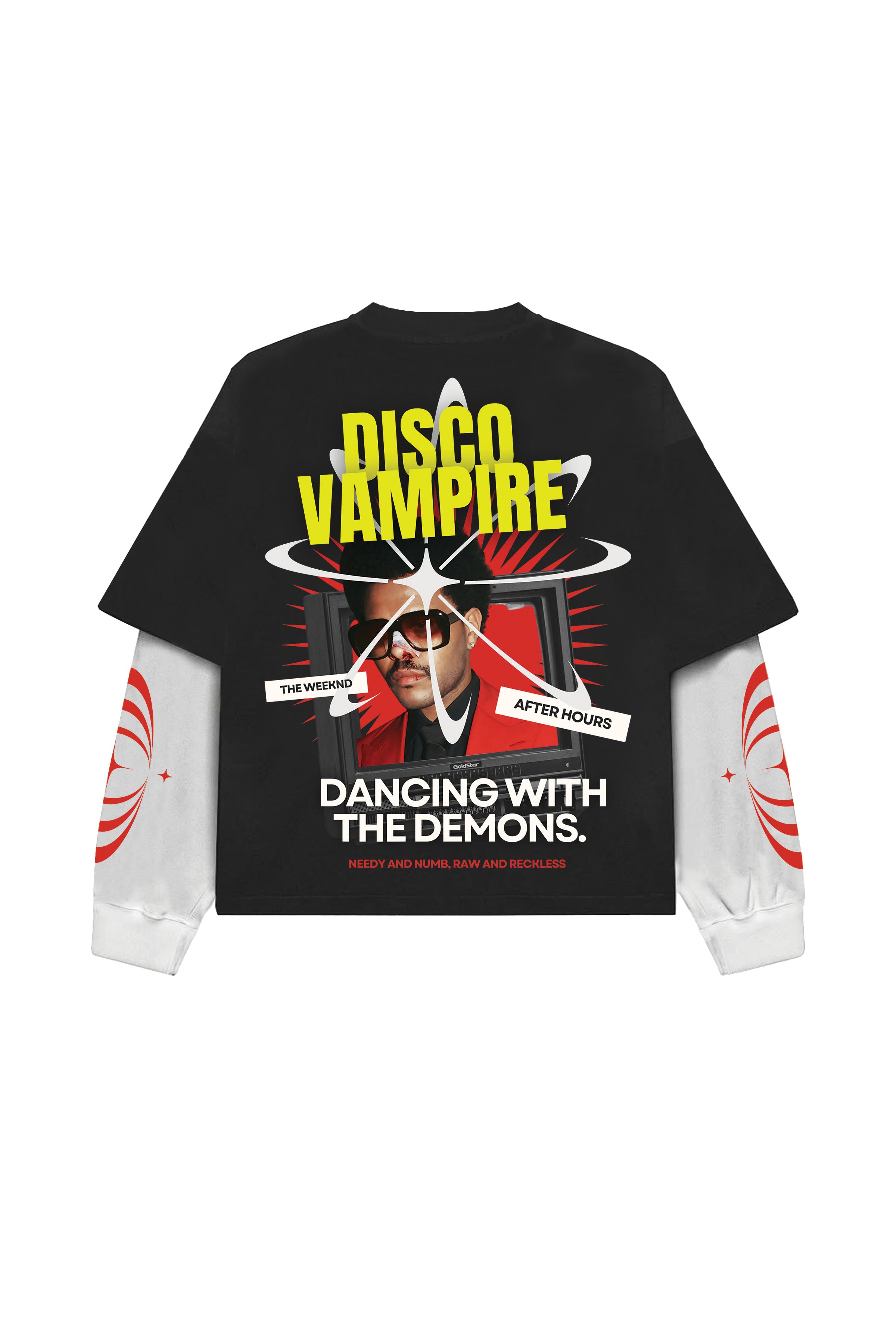 The Weekend Designed B&W Long Sleeve Tee – Amrrar